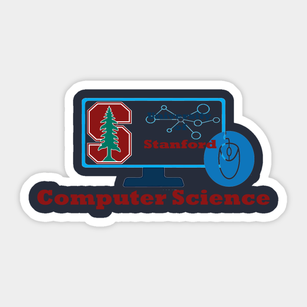 computer science of stanford - Stanford University - Sticker | TeePublic